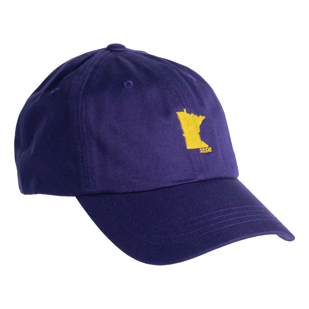 Minnesota 1858 Hat- Purple & Gold – Northmade Co.