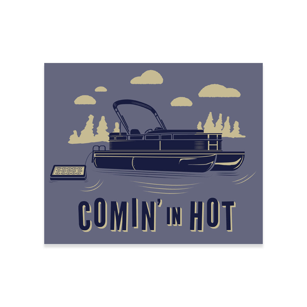 Comin' In Hot- Sticker – Northmade Co.