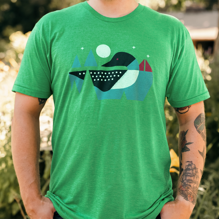 Loon Calls T-Shirt | Minnesota Loon Shirt – Northmade Co.