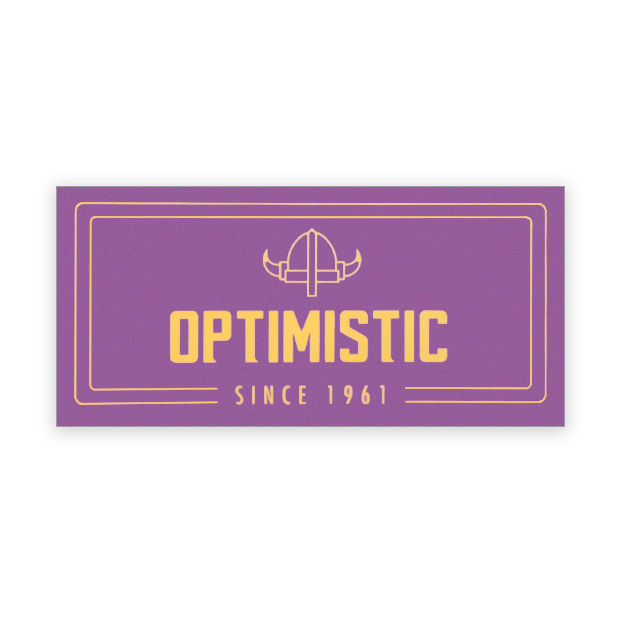 Optimistic Since 1961 - Sticker – Northmade Co.